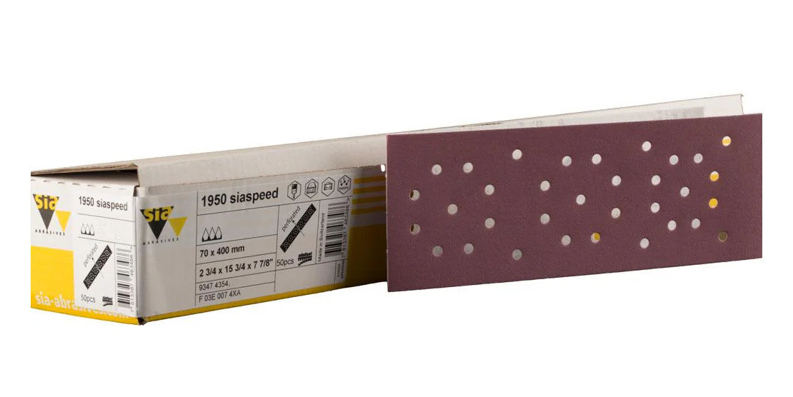 Buy sia Abrasives 1950 siaspeed Sanding Sheets 70mm x 400mm (50 Pack)