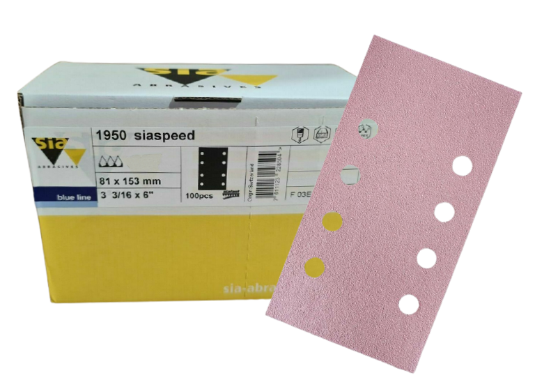 Buy sia Abrasives 1950 siaspeed Sanding Sheets 81mm x 153mm (100 Pack)