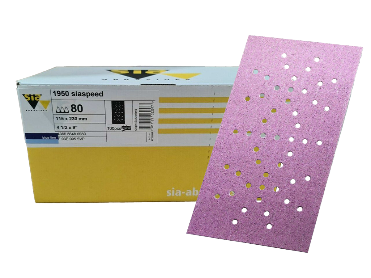 Buy sia Abrasives 1950 siaspeed Sanding Sheets 115mm x 230mm Online