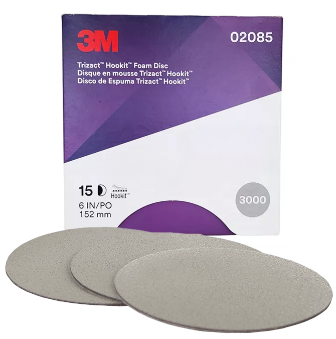 Buy 3M 3000 Grit Trizact Hookit Foam Disc (15 Pack) Online